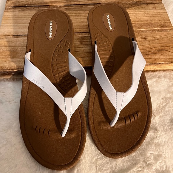 Okabashi | Shoes | Okabashi Womens Flip Flops Colorwhite Comfy Flip ...